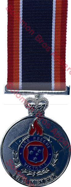 Fire Rescue Victoria (FRV) Life Member Medal | Solomon Brothers Apparel