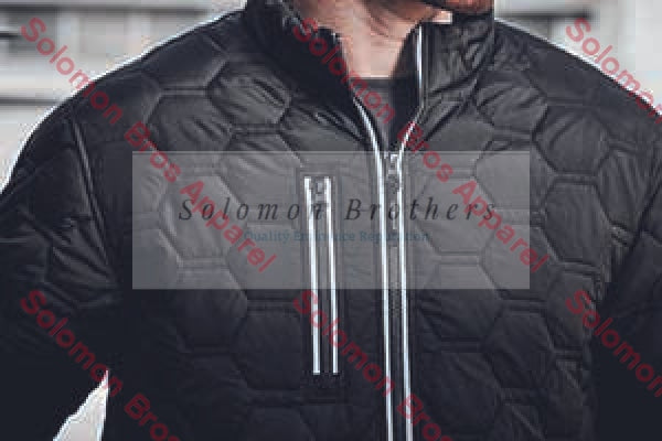 Unisex Hexagonal Puffer Jacket | Solomon Brothers Apparel